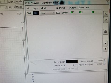 Cutting Problem Lightburn Hardware Compatibility Lightburn Software