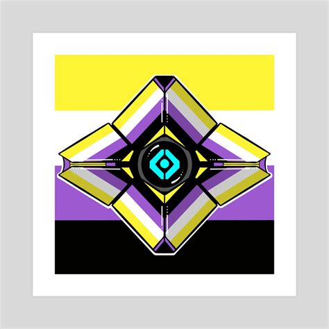 Non Binary Ghost Shell An Art Print By Jennifer Wade Inprnt