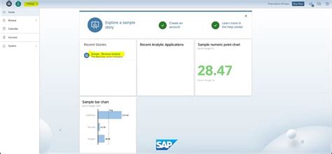 SAP Analytics Cloud User Interface