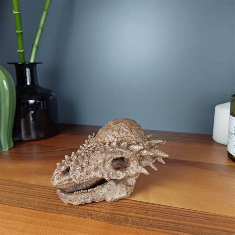 The Fossil Art Heykel Pachycephalosaurus Mini Seramik Heykel