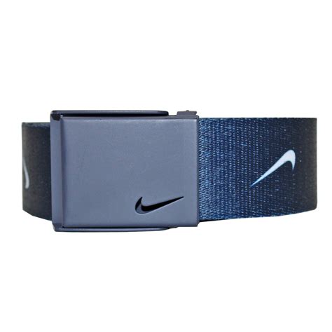 Nike Golf Mens Reversible Cut To Fit Swoosh Repeat Web Belt