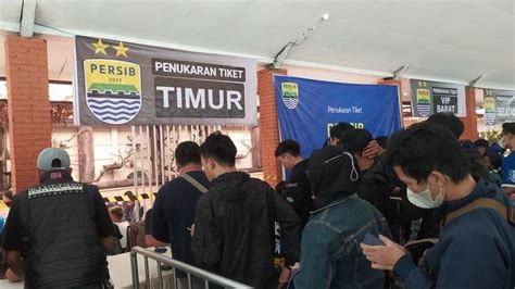 Muncul Aturan Baru Beli Tiket Pertandingan Persib Bandung Vs Persija