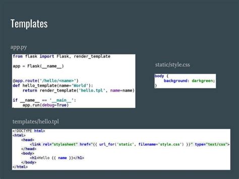 Building A Local Web Application With Flask PPT