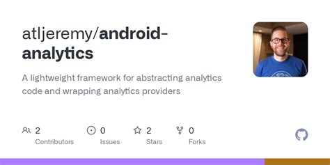 Github Atljeremy Android Analytics A Lightweight Framework For Abstracting Analytics Code And