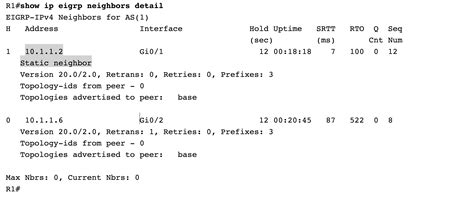 Understanding EIGRP Part 5 Static Neighbors