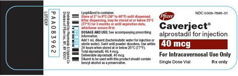 Caverject Fda Prescribing Information Side Effects And Uses