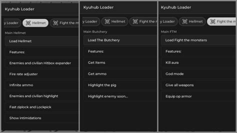 Universal Script Kyuhub Redo Op Features O Read Desc Roblox