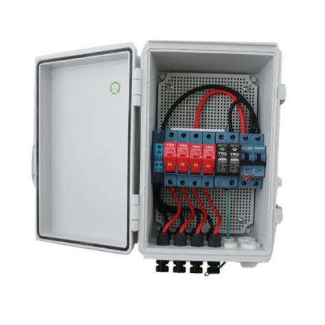 Solar Pv Combiner Box Plastic A Strings Vdc Ubuy India