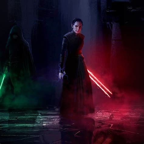 1080x1080 Luke Vs Rey Palpatine Star Wars 1080x1080 Resolution Wallpaper Hd Movies 4k