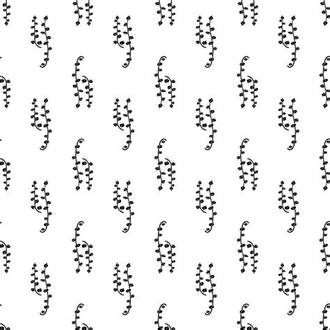 Long Leaf Plant Pattern Seamless Vector 15881275 Vector Art At Vecteezy