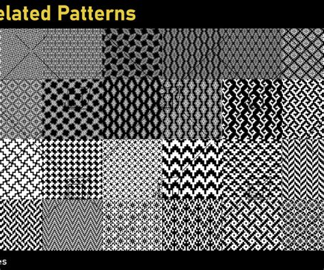 Artstation 200 Pixelated Patterns Vol7 Brushes