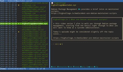 Install Toot Mastodon CLI TUI On Linux Snap Store