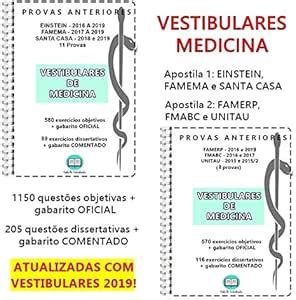 Vestibulares de MEDICINA 19 Provas de Medicina 1355 questões