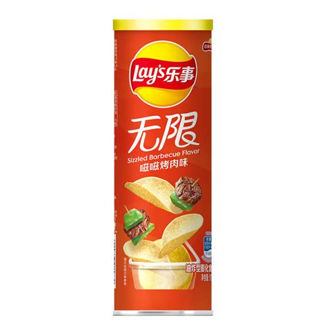 乐事薯片 滋滋烤肉味 桶90g Lays Potato Chip Bbq Tube 保质期：16112024 荣丰德隆商行邓迪中国超市