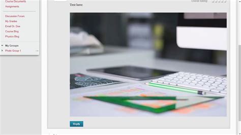 How To Insert A Picture In Blackboard Discussion