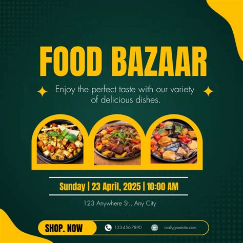 Salinan Food Bazaar Flyers Postermywall