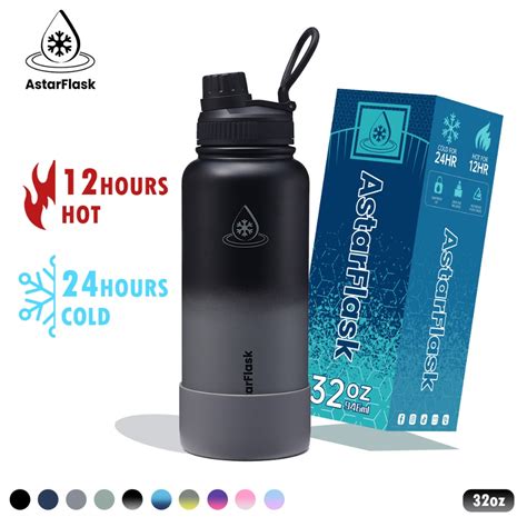 Astar Flask Hydration Spout Lid Wide Mouth Vacuum Leak Proof Thermoflask Tumbler Hot And Cold