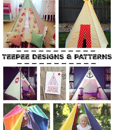 Teepee Designs And Patterns Paging Fun Mums