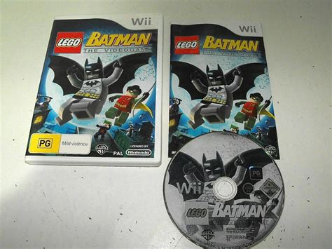 Mint Disc Nintendo Wii Lego Batman 1 I First Wii U Comp Inc Manual