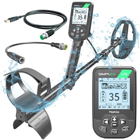 Amazon Nokta Simplex Lite Metal Detector With 9 5 Waterproof DD