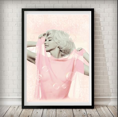Marilyn Monroe Pink Fashion Photography Poster Artofit