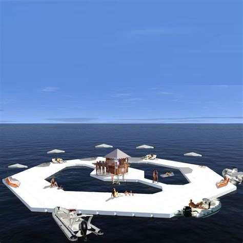 Floating Platform Floating Deck Floating House Business Parking