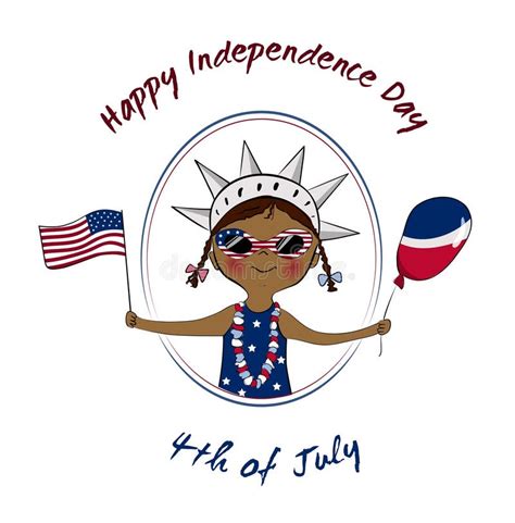 America Independence Day Vector Banner Stock Vector Illustration Of