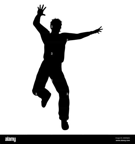 Art Illustration Design Concept Of Silhouette Human Celebrate Stock Vector Image And Art Alamy