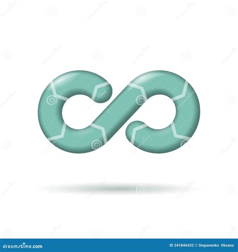 3d Devops Software Development Operations Infinity Symbol Realistic Cartoon Programmer