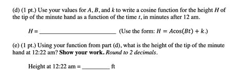 Solved Pts Total Suppose We Track The Height Of The Chegg Com