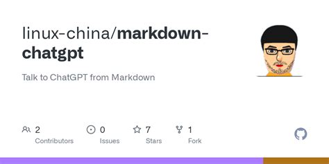 GitHub Linux China Markdown Chatgpt Talk To ChatGPT From Markdown