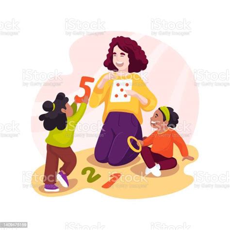 수학 도구를 사용하여 만화 벡터 일러스트레이션을 분리했습니다 보육에 대한 스톡 벡터 아트 및 기타 이미지 보육 만화 교육