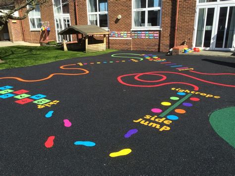 Juegos Pintados En El Piso De La Escuela Pintar Juegos En El Suelo Si
