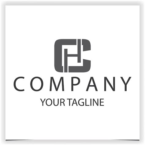 Premium Vector Vector Premium Quailty Initial Letter Ch Hc Monogram Gradient Modern Logo