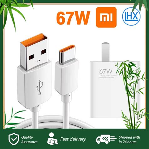 Xiaomi Fast Charger Kit A Cable W USB A Power Adapter With Single Charging Port Suitable