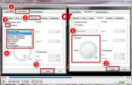 How To Flip Or Rotate Video In VLC