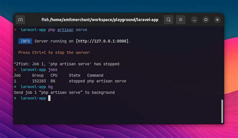 Suspending And Putting A Running Process In The Background In Linux