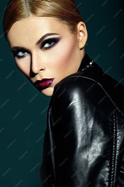 Высокая мода Lookglamor крупным планом портрет красивой сексуальной