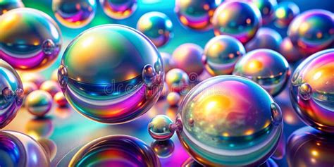 Abstract Background With Iridescent Orbs Stock Illustration Illustration Of Creativeconcept