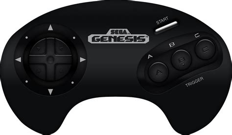 Sega Genesis 3 Button Controller By Blueamnesiac On Deviantart