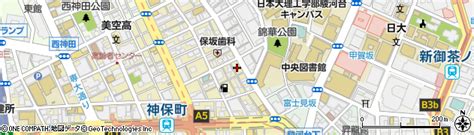 東京都千代田区神田神保町1丁目24 6の地図 住所一覧検索｜地図マピオン