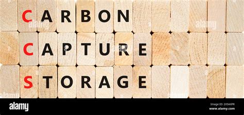 Ccs Carbon Capture Storage Symbol Concept Words Ccs Carbon Capture