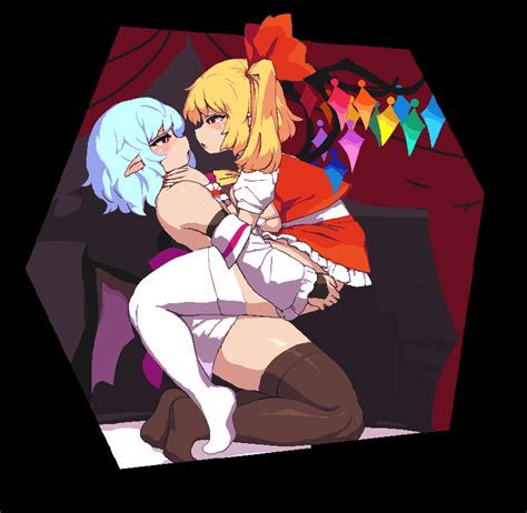 Namako Daibakuhatsu Flandre Scarlet Remilia Scarlet Touhou Animated