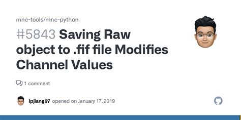 Saving Raw Object To Fif File Modifies Channel Values Issue Mne Tools Mne Python GitHub