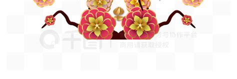 2022免抠元素2022农历新年传统梅花模板免费下载psd格式650像素编号40970090 千图网