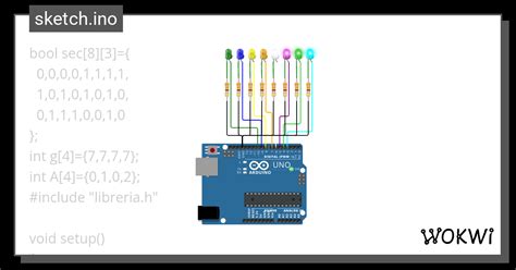 Leds Wokwi Esp32 Stm32 Arduino Simulator