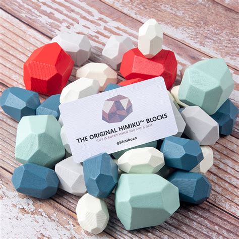 Colourful Montessori Wooden Balancing Blocks Stacking Toy Tumi Ishi