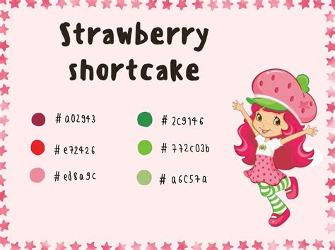 Share Color Code แจกโค้ดสี Goodnotes ตีม Strawberry Shortcake