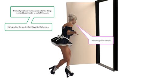 Maid For Pleasure 11 03 Training Greetings By Cassierosewatson On