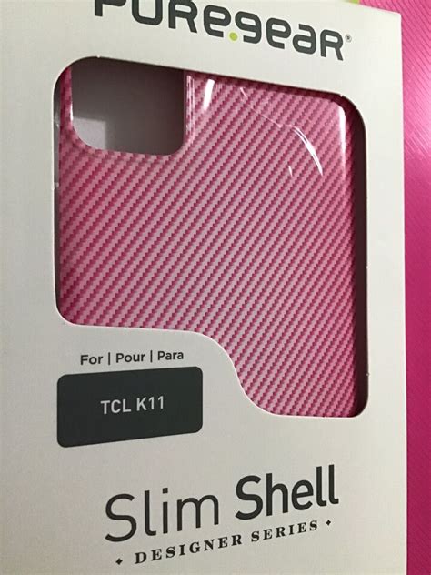 Tcl K11 Pink Case Puregear Slim Shell Designer Series Drop Protection